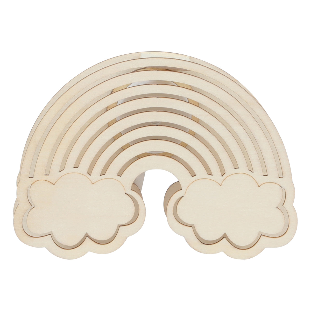 Urban Crafter Light Up Plywood Rainbow with LED Light