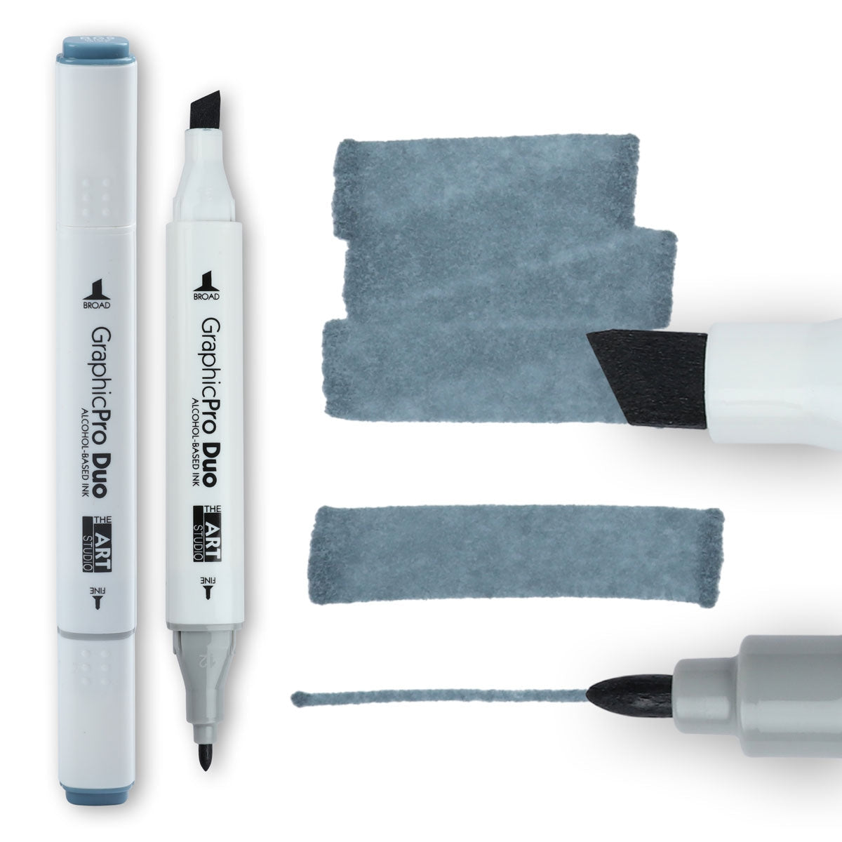 The Art Studio GraphicPro Duo Marker Blue Grey 9