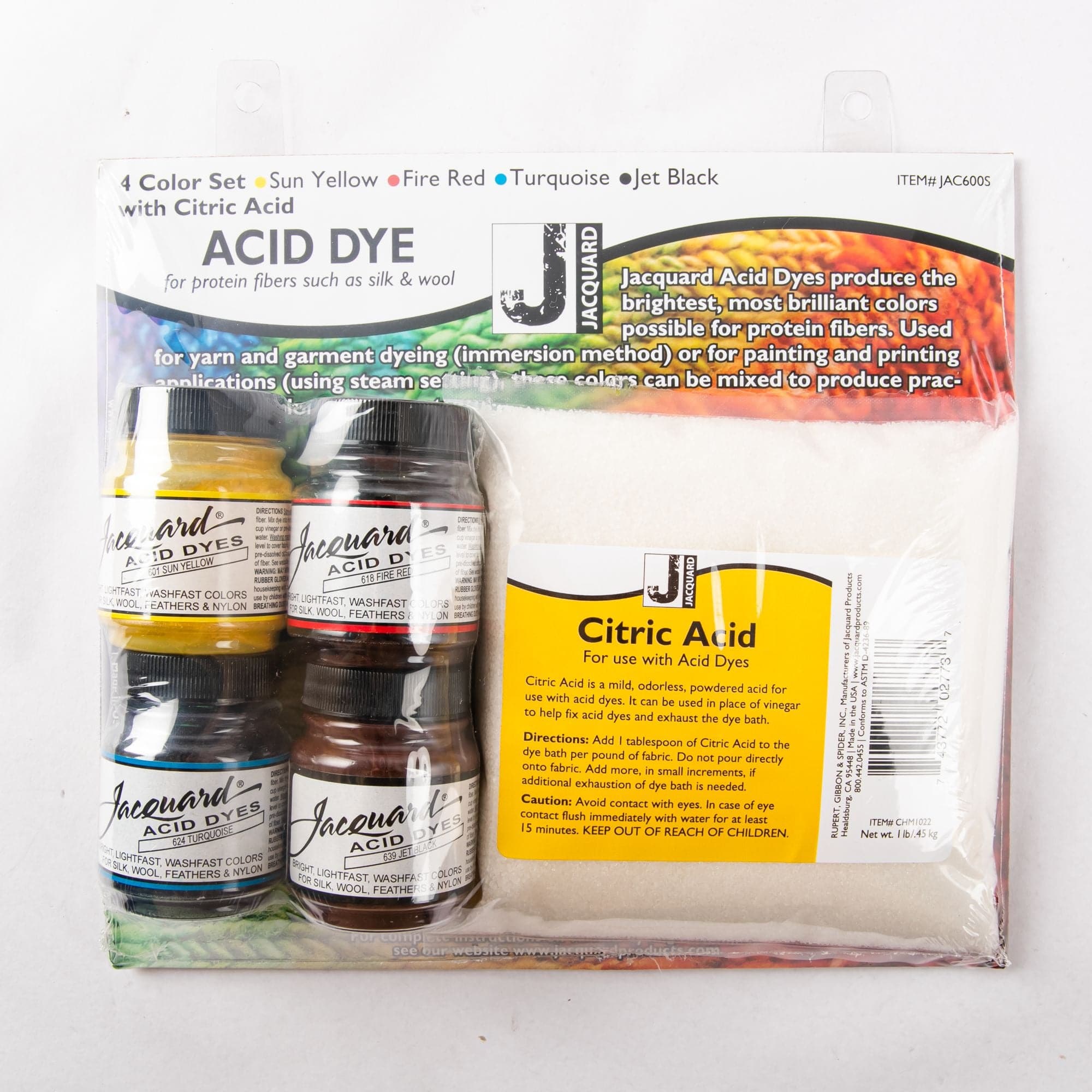 Jacquard Acid Dye Starter Set